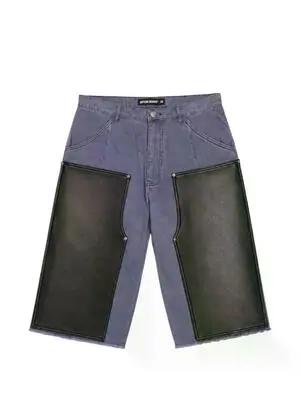 BOTTEGA DESIRES Double-knee Shorts - Blue
