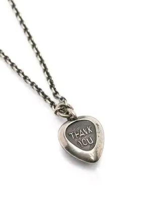 Werkstatt:München Thank You Plectrum-pendant Necklace - Silver