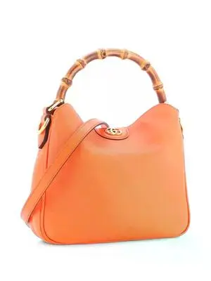 Gucci Diana Nm Bamboo Shoulder Bag Leather Small Tote Bag
