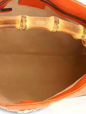Gucci Diana Nm Bamboo Shoulder Bag Leather Small Tote Bag