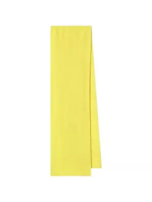 LE BONNET Ribbed-knit Scarf - Yellow