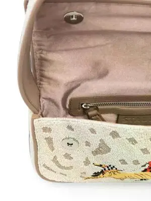 Staud Bead-embellished Tommy Shoulder Bag - Neutrals
