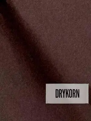 DRYKORN Gaze Fringed Logo-patch Scarf