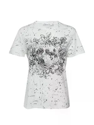 Dior Zodiac Constellation Print T-shirt - White