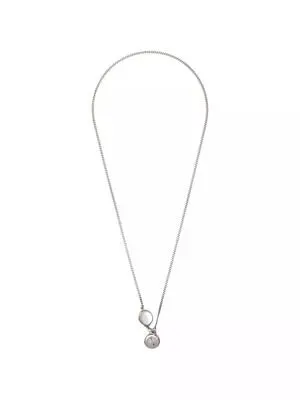 Werkstatt:München Hidden Plate Necklace - Silver