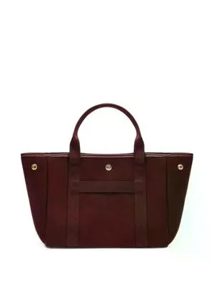 Rue De Verneuil Small Traversée Flannel Tote Bag - Red