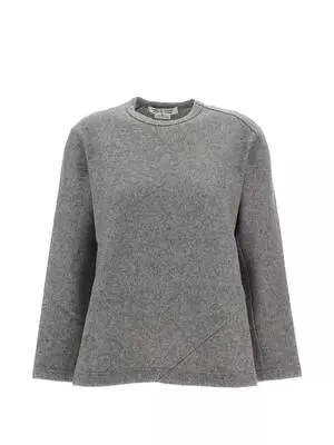 Comme Des Garçons Asymmetric-seam Sweatshirt - Grey
