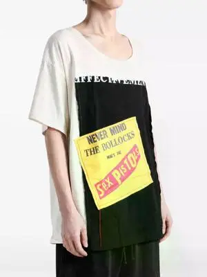 SAITOS Sex Pistols Patch-detail T-shirt