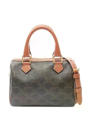 Celine 2000-2026 Small Triomphe Boston Bag - Black