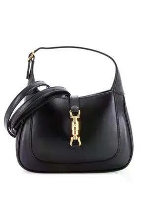 Gucci Jackie 1961 Leather Mini Hobo Bag - Black