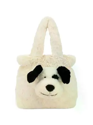 JELLYCAT Rufferty Puppy Tote Bag - White