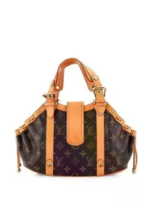 LOUIS VUITTON Theda Handbag Monogram Canvas Gm Satchel - Brown