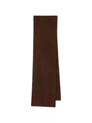 LE BONNET Ribbed-knit Scarf - Brown