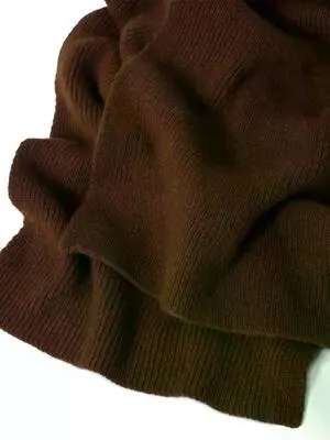 LE BONNET Ribbed-knit Scarf