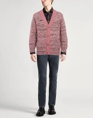 LARDINI Cardigan Antique Rose Size Wool, Alpaca Wool, Silk