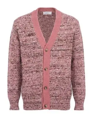 LARDINI Cardigan Antique Rose Size Wool, Alpaca Wool, Silk