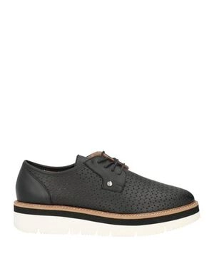 POLLINI Lace-up Shoes Size Calfskin - Black