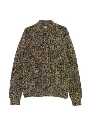 Altea Chunky-knit Zip-up Cardigan - Neutrals