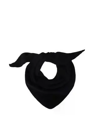 LE BONNET Triangular-shape Scarf - Black