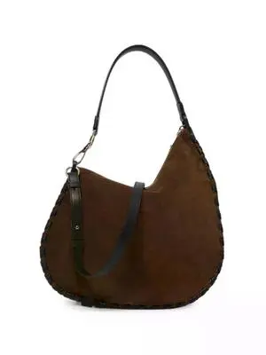 Orciani Medium Chaos Whipstitch Leather Tote Bag