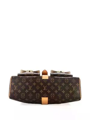 LOUIS VUITTON Manhattan Handbag Monogram Canvas Gm Satchel