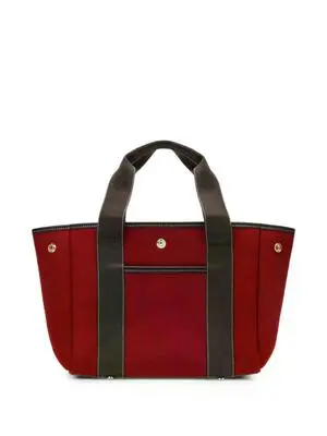 Rue De Verneuil Small Traversée Leather-trim Tote Bag