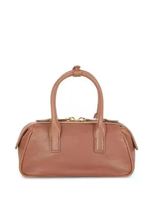 Elisabetta Franchi Small Boston Bag In Leather