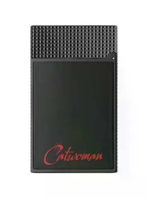 S.t. Dupont Catwoman Diamond-pattern Lighter - Black