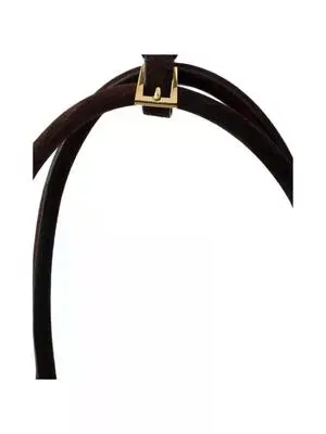 Prada Medium Suede Tote Bag - Brown