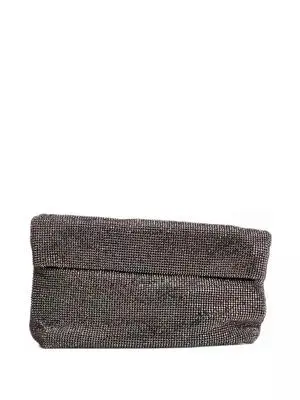 TWENTY FOURHAITCH Varadero Crystal-embellished Clutch Bag - Grey