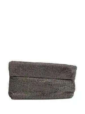 TWENTY FOURHAITCH Varadero Crystal-embellished Clutch Bag - Grey
