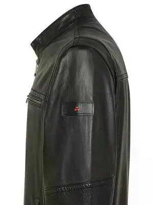 Peuterey Zip-up Leather Jacket