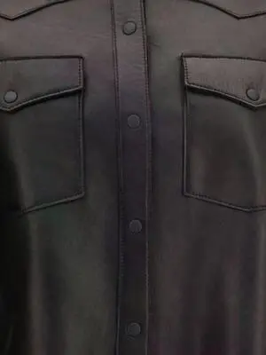 P.a.r.o.s.h Western-yoke Leather Jacket