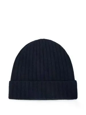 Boggi Milano Beanie In Cashmere - Blue