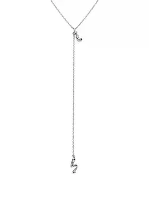 MARIA BLACK Coil Lariat Necklace