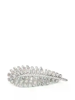SWAROVSKI Vienna Cubic-zirconia Feather Brooch