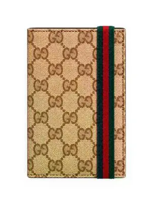 Gucci Gg Supreme Web-stripe Wallet