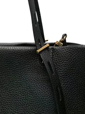 MINOBOSSI Pebbled-leather Tote Bag