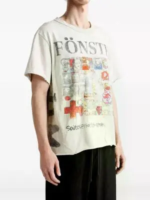 SAITOS Fonster Raw-cut T-shirt