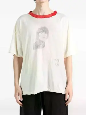 SAITOS Harrison Ghost Distressed T-shirt