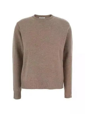 Max Mara Ribbed-trim Sweater - Brown