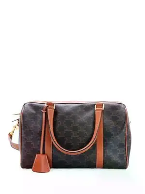 Celine Convertible Duffle Bag Triomphe Coated Canvas Large Travel Bag