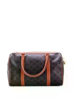 Celine Convertible Duffle Bag Triomphe Coated Canvas Large Travel Bag