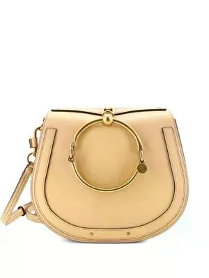 Chloé Nile Leather Medium Crossbody Bag - Neutrals