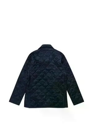 Comme Des Garçons X Lavenham Quilted Diamond-pattern Jacket