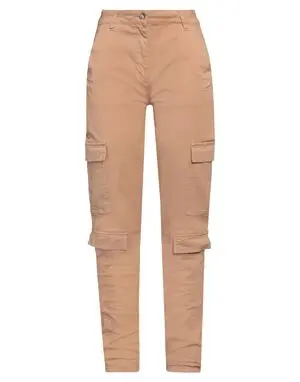 SEMICOUTURE Pants Camel Size Cotton, Elastane - Beige