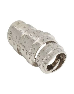 MAISON MARGIELA Ring Size Brass - Silver