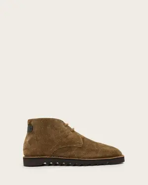 ALLSAINTS Slix Chukka Suede Boots - Brown