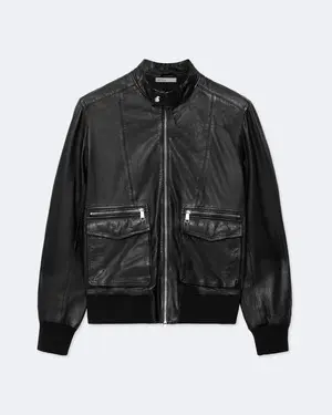 ALLSAINTS Hiro Leather Bomber Jacket