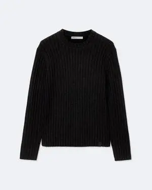 ALLSAINTS Liev Ribbed Crew-neck Sweater - Black